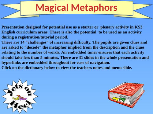 Magical Metaphors | Teaching Resources