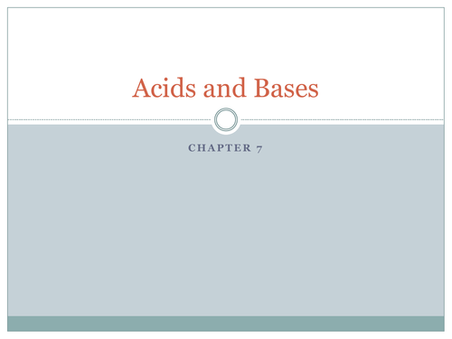 Acid and Bases Classroom Lesson Slides (34 Slides) | Teaching Resources