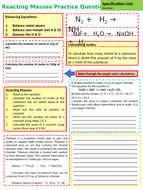FREE GCSE Chemistry (Science) Reacting Masses Volume Practice Exam ...