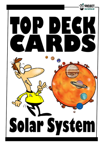 Solar System Top Deck Cards [Trump Style Card Game] | Teaching Resources