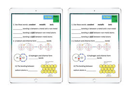 Bonding starter / plenary | Teaching Resources