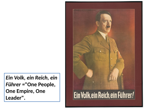 Nazi Propaganda content and source analysis (NOP)-GCSE | Teaching Resources