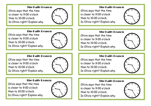 Year 4 - Time anchor tasks and questions | Teaching Resources
