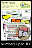 Factor puzzle | Teaching Resources