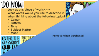 Pop Art Cover Lesson | Teaching Resources