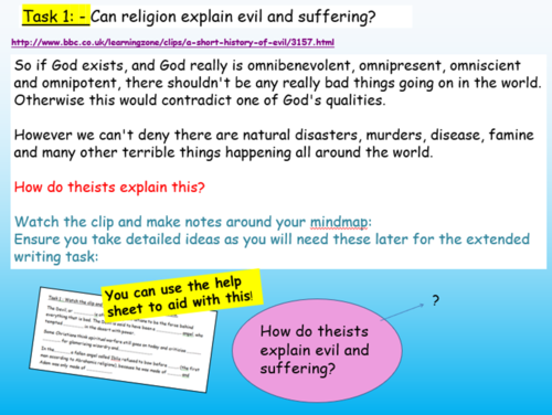 Suffering + God's Existence | Teaching Resources