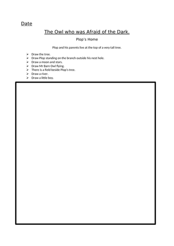 The Owl who was Afraid of the Dark Guided Reading Plan and Resources ...