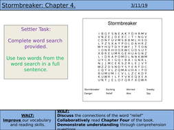 Stormbreaker: Chapter 4. | Teaching Resources