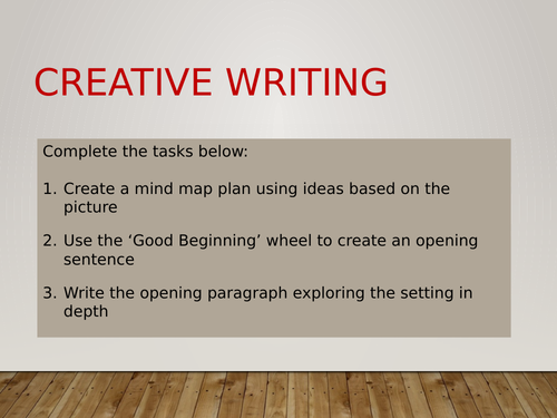 Creative Writing Inspiration Lesson Using Pictures and 'Zooming-In ...