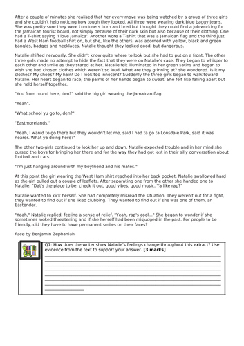 Year 6 Reading SATs revision - 3 mark answers | Teaching Resources