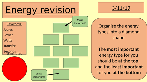 Energy revision KS3 (or KS4 reminder) | Teaching Resources
