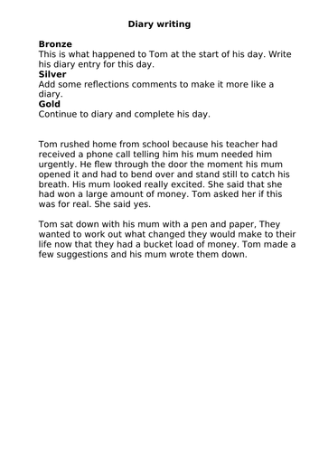 Diary Writing | Teaching Resources