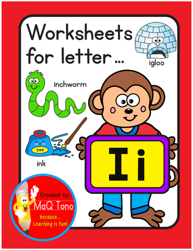 Letter Ii ... Letter of the Week Activity Worksheets | Teaching Resources