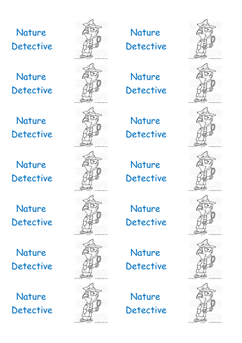Nature Detective Passport Activity | Teaching Resources