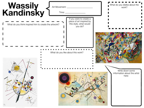 Artist & Designer Influences and Contexts Worksheets | Teaching Resources