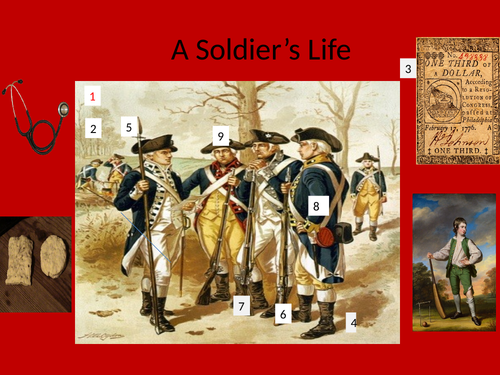 A Soldier's Life - Revolutionary War | Teaching Resources