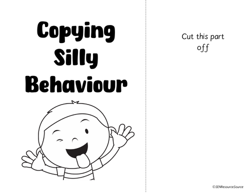 Copying Silly Behaviour Social Story | Teaching Resources