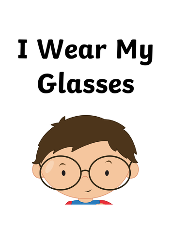 I Wear Glasses Social Story | Teaching Resources