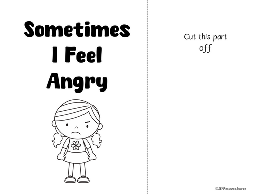 Sometimes I feel Angry social story about Anger | Teaching Resources
