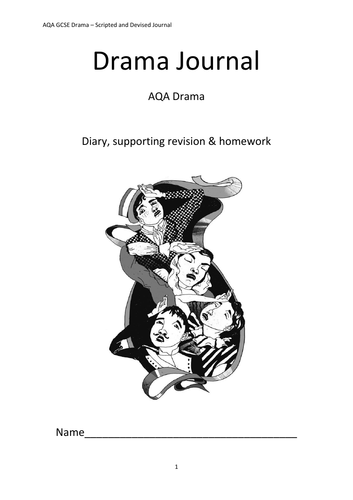 Drama GCSE Journal | Teaching Resources