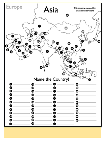 Excellent map skills: How well do you know Asia? | Teaching Resources