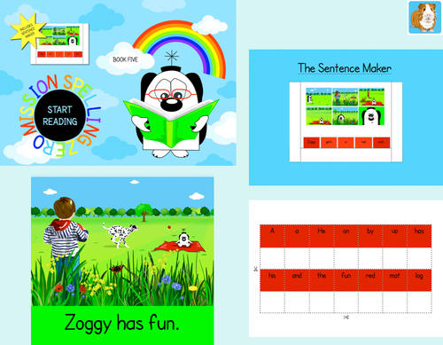 Make Sentences With The Sentence Maker: Book 5 (Zoggy Zero Series) 4-7 ...