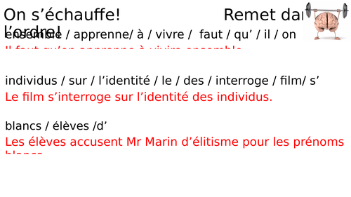 Entre les murs- AS-A2 AQA French | Teaching Resources
