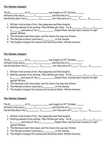 KS3 History The Middle Ages Lesson 2 The Norman Conquest | Teaching ...