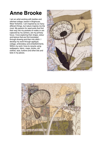 Textiles Artist Factsheets - Art & Design - Research | Teaching Resources