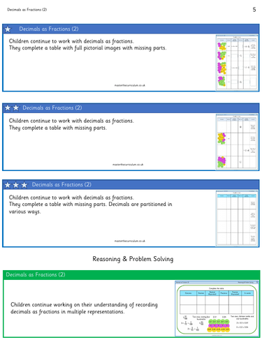 Year 5- Spring - Decimals and Percentages – Week 1- Differentiated ...