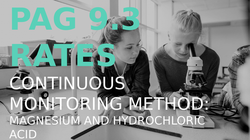 A2 CHEMISTRY - PAG 10.2 + 9.3 RATES | Teaching Resources