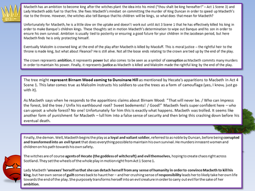 Macbeth Lessons 15 - 21, Revision Guide, Revision Lesson | Teaching ...