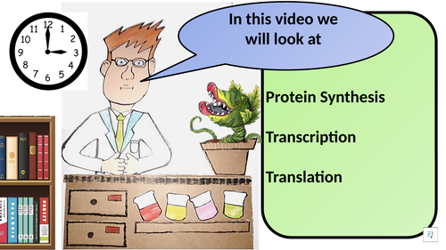 AQA KS4 GCSE Biology (Science) Protein Synthesis Lesson & Activities ...