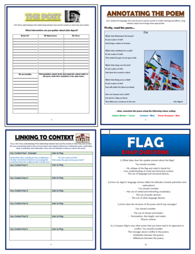 Flag Comprehension Activities Booklet! | Teaching Resources