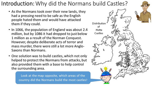 Why did the Normans build Motte & Bailey Castles? | Teaching Resources