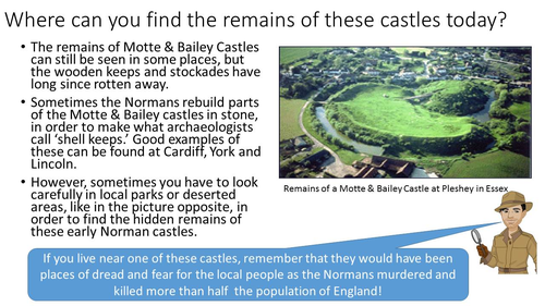 Why did the Normans build Motte & Bailey Castles? | Teaching Resources