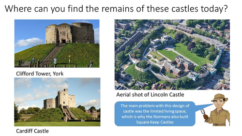 Why did the Normans build Motte & Bailey Castles? | Teaching Resources