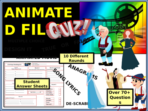 Film Quiz End of Year | Teaching Resources