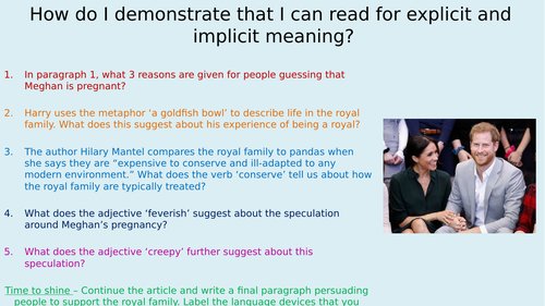 English Language Non-Fiction Language Analysis - Key Extracts ...