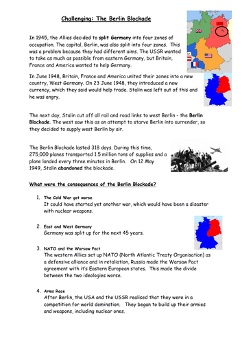 Berlin Blockade | Teaching Resources