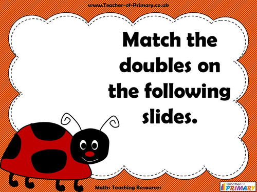 Doubles - Year 1 | Teaching Resources