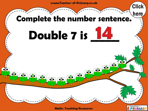 Doubles - Year 1 | Teaching Resources