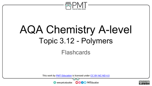AQA A-Level Chemistry Flashcards | Teaching Resources