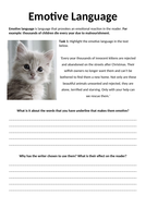 Emotive Language | Teaching Resources
