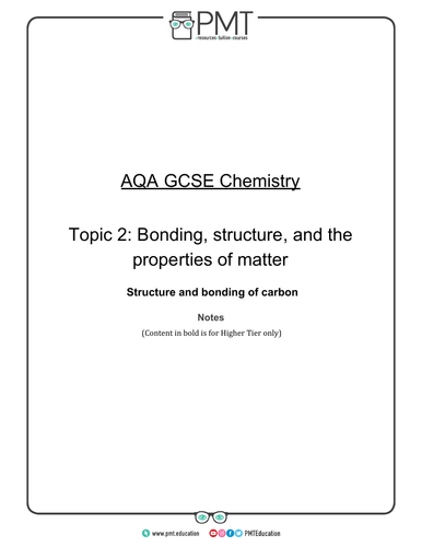 AQA GCSE Chemistry Detailed Notes (new 9-1 spec) | Teaching Resources
