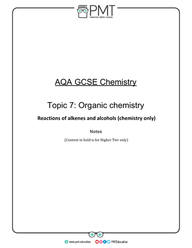 AQA GCSE Chemistry Detailed Notes (new 9-1 spec) | Teaching Resources