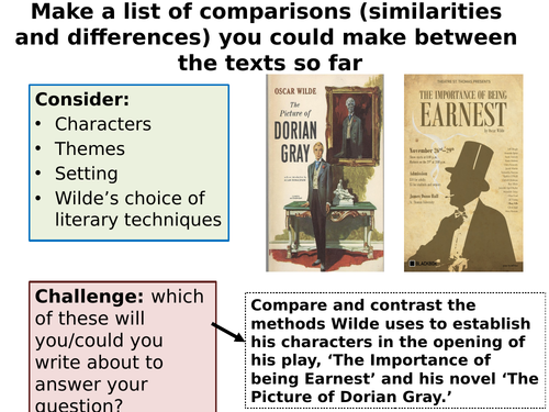 The Importance of Being Earnest full SoW A Level English Literature ...