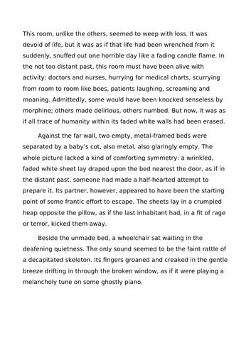 KS3 Creative Writing: Haunted Building | Teaching Resources