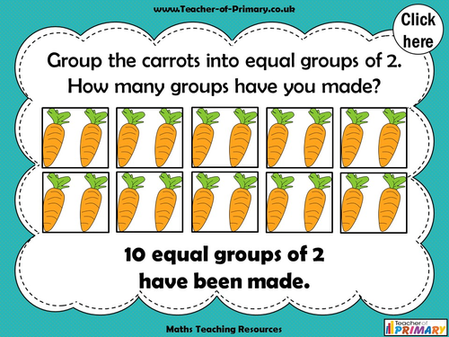 Grouping - Making Equal Groups - Year 1 | Teaching Resources