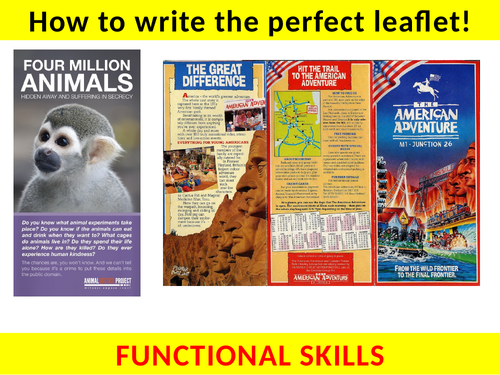 Writing a LEAFLET (with examiner podcast) - Functional Skills English ...